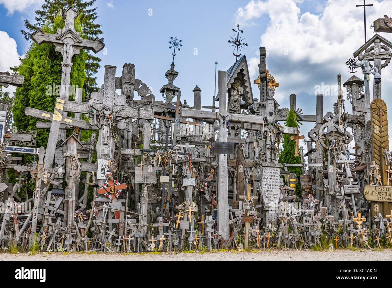 Hill crosses unique place hi-res stock photography and images - Alamy