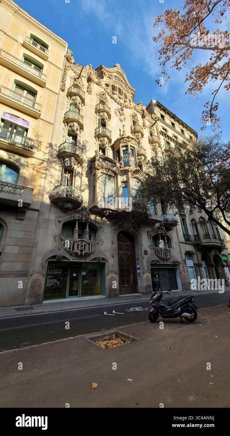 Barcelona city center in autumn hi-res stock photography and images - Alamy