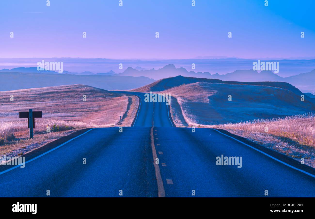 A pink road trip through Badlands National Park in South Dakota offers ...