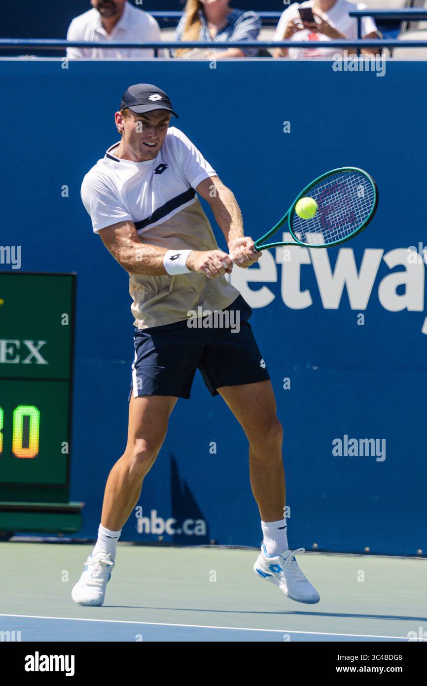 Toronto, Canada. 28th July, 2025. Toronto, Canada, Jul 28th 2025: Tristan Schoolkate (Australia ...