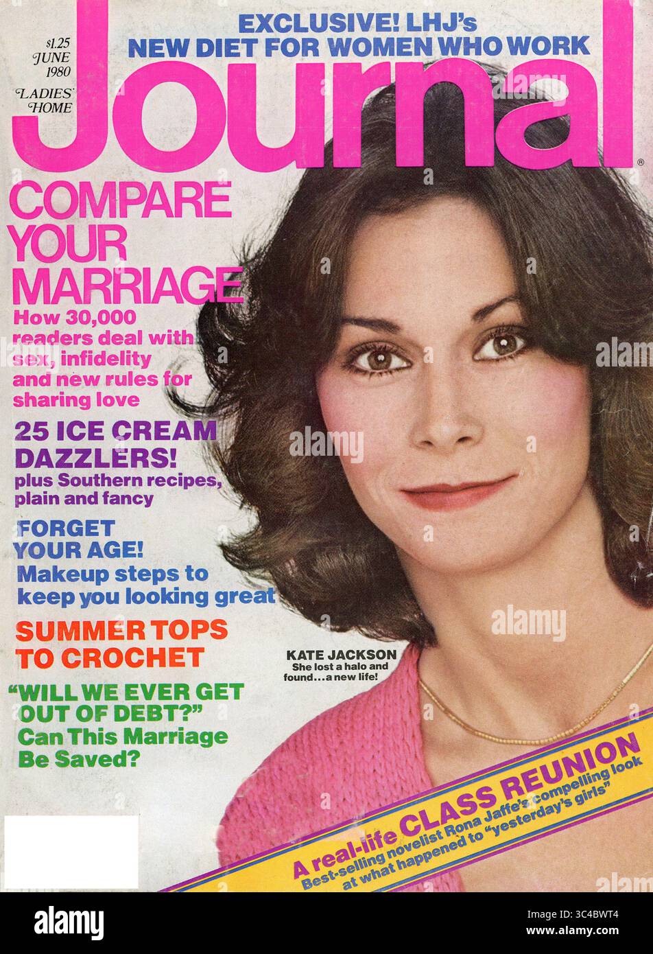 Vintage "Ladies' Home Journal" June 1980 magazine issue cover, USA ...