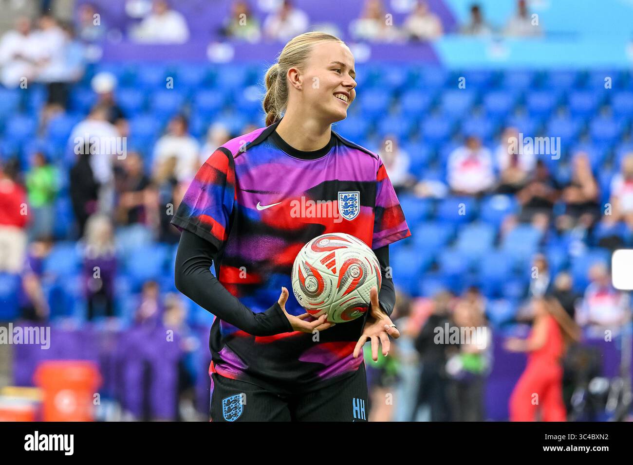 Hannah Hampton (England, #01) mit Emotion SUI, England - Spanien, Frauen-Fussball, Uefa Womens ...