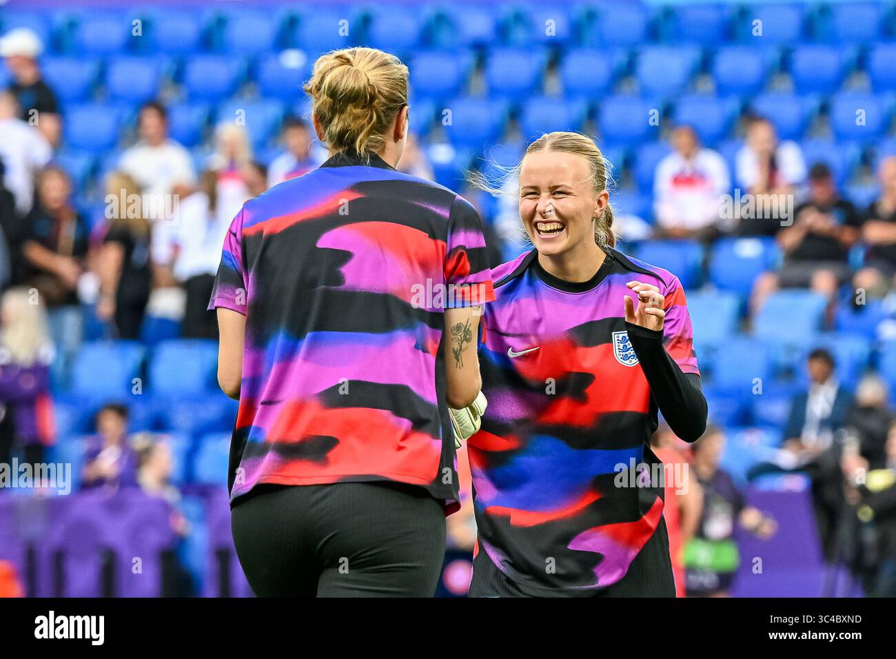 Hannah Hampton (England, #01) mit Emotion bei Anna Moorhouse (England, #13) SUI, England ...