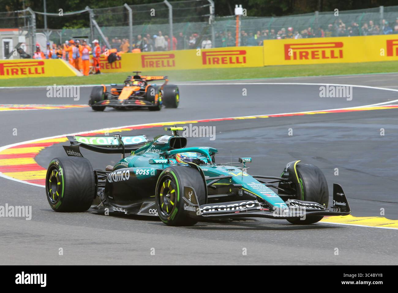 Spa - Francorchamps, Belgium. 27 Jul, 2025. Fernando Alonso, during the Formula 1 Moet & Chandon ...
