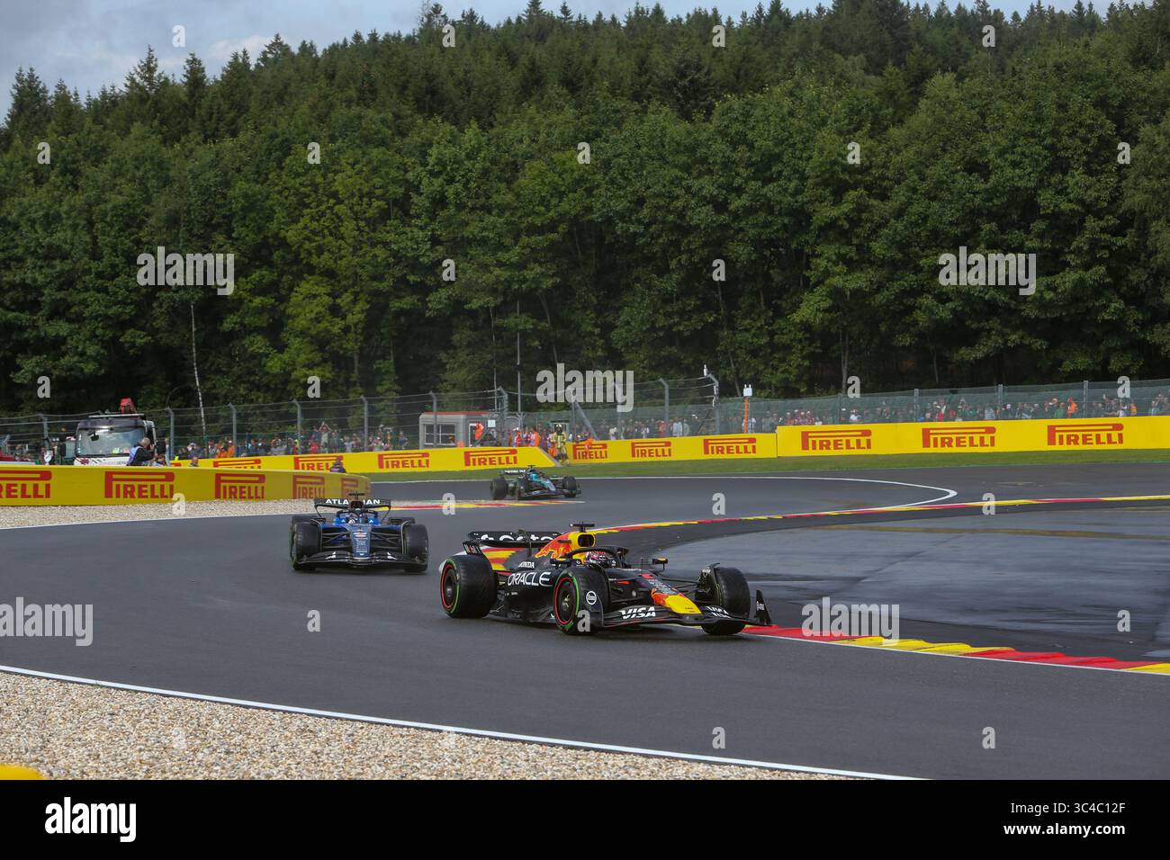 Spa - Francorchamps, Belgium. 27 Jul, 2025. Oscar Piastri, during the Formula 1 Moet & Chandon ...