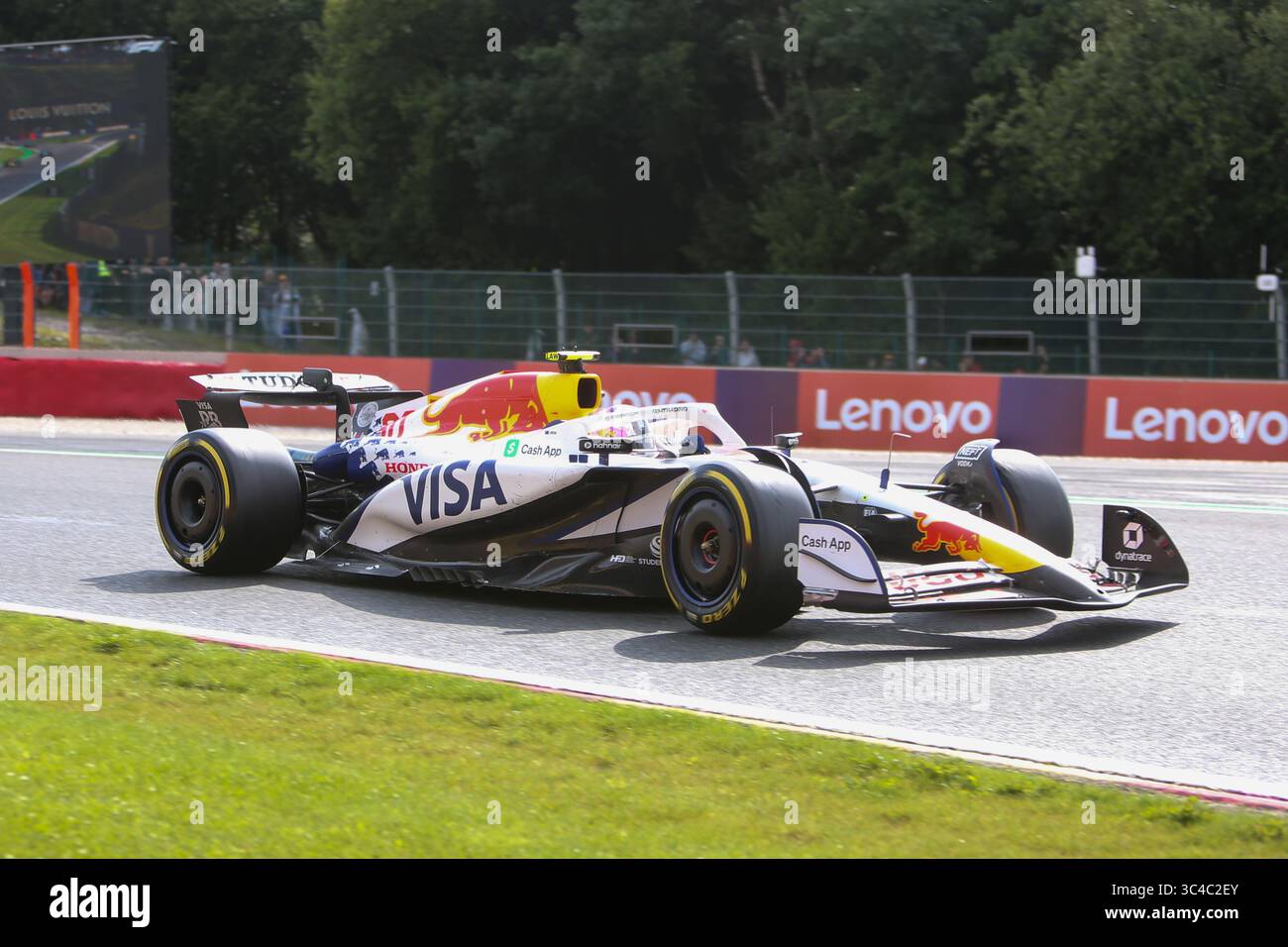 Spa - Francorchamps, Belgium. 27 Jul, 2025. Liam Lawson, during the Formula 1 Moet & Chandon ...