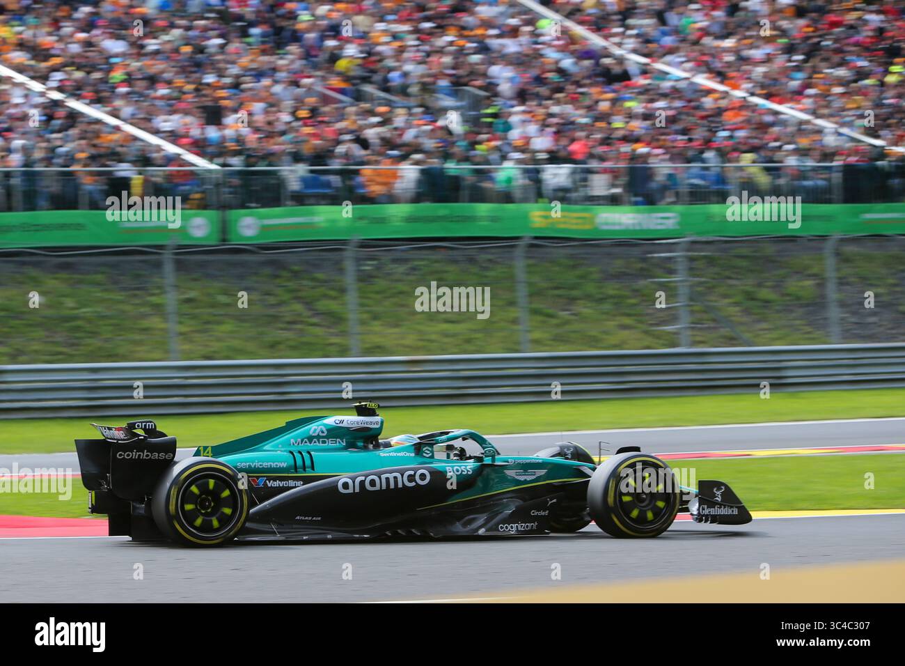 Spa - Francorchamps, Belgium. 27 Jul, 2025. Fernando Alonso, during the Formula 1 Moet & Chandon ...