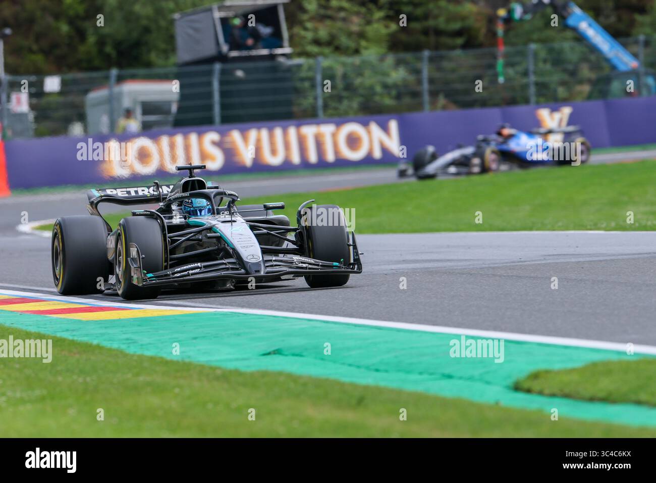Spa - Francorchamps, Belgium. 27 Jul, 2025. George Russell, during the Formula 1 Moet & Chandon ...
