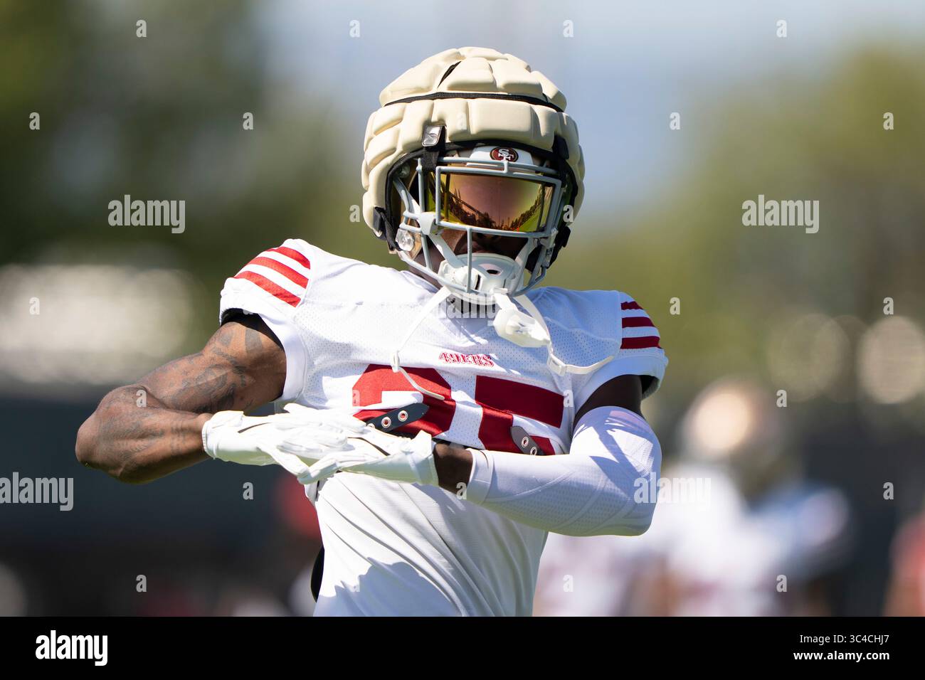 Jul 28, 2025; Santa Clara, California, USA; San Francisco 49ers safety ...