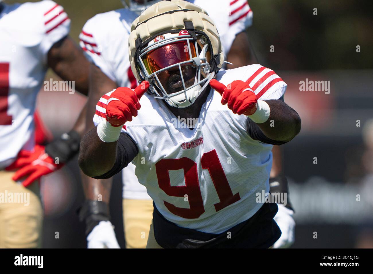 Jul 28, 2025; Santa Clara, California, USA; San Francisco 49ers ...
