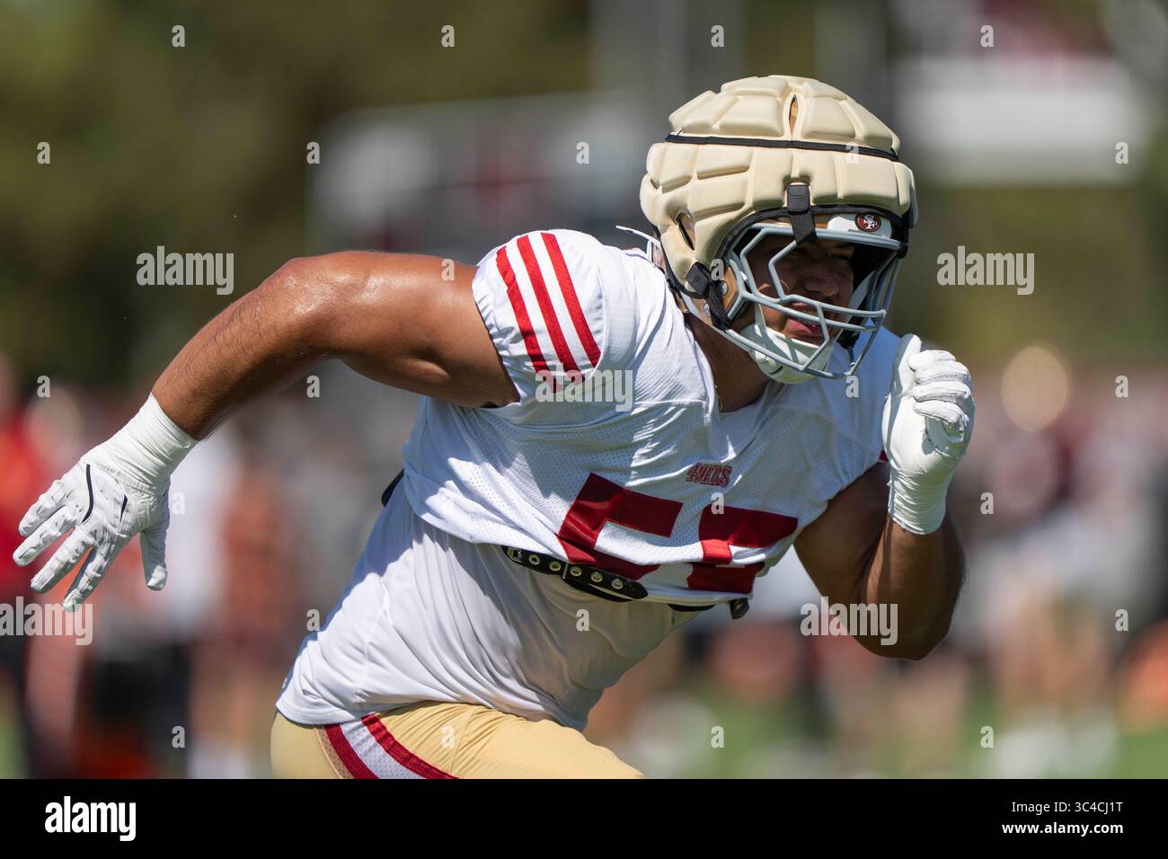 Jul 28, 2025; Santa Clara, California, USA; San Francisco 49ers ...