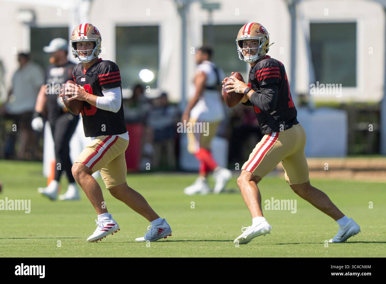 Jul 28, 2025; Santa Clara, California, USA; San Francisco 49ers ...