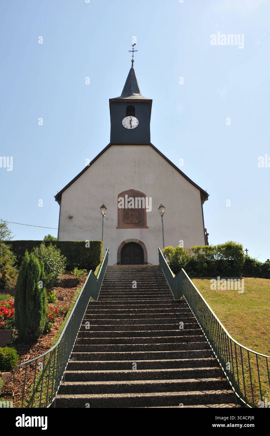Wiintzenbach /Alsces/ France / 15 June 2023/ old homes and housed and ...