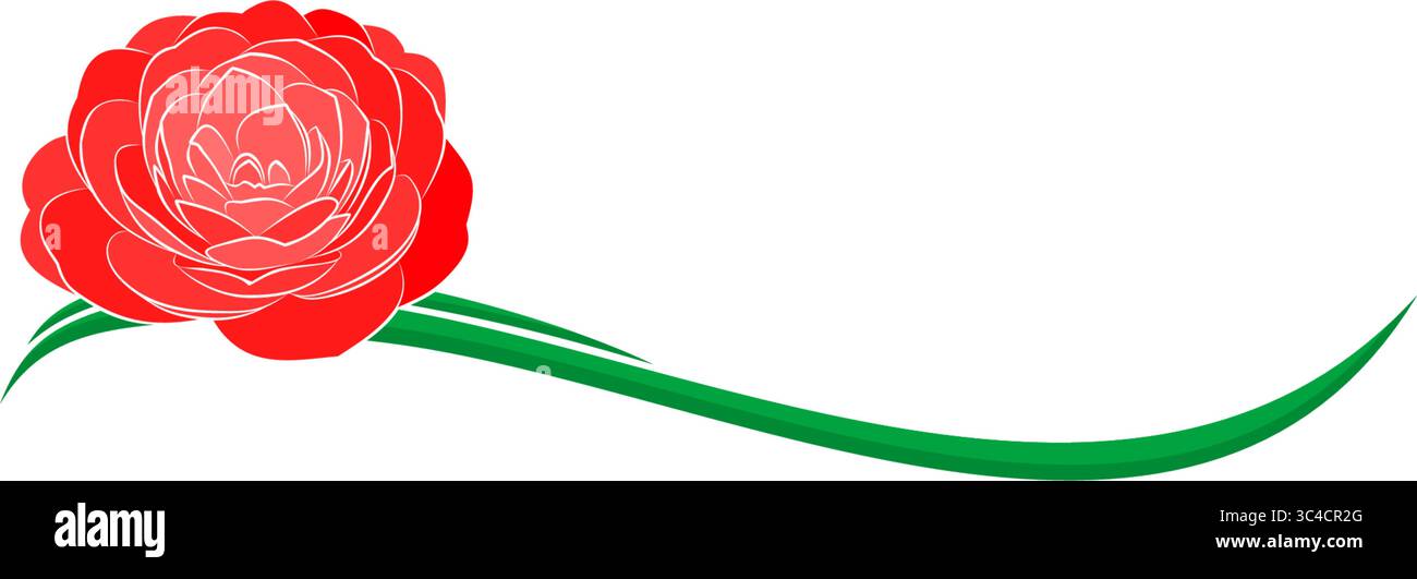 A logo of the red stylized rose Stock Vector Image & Art - Alamy