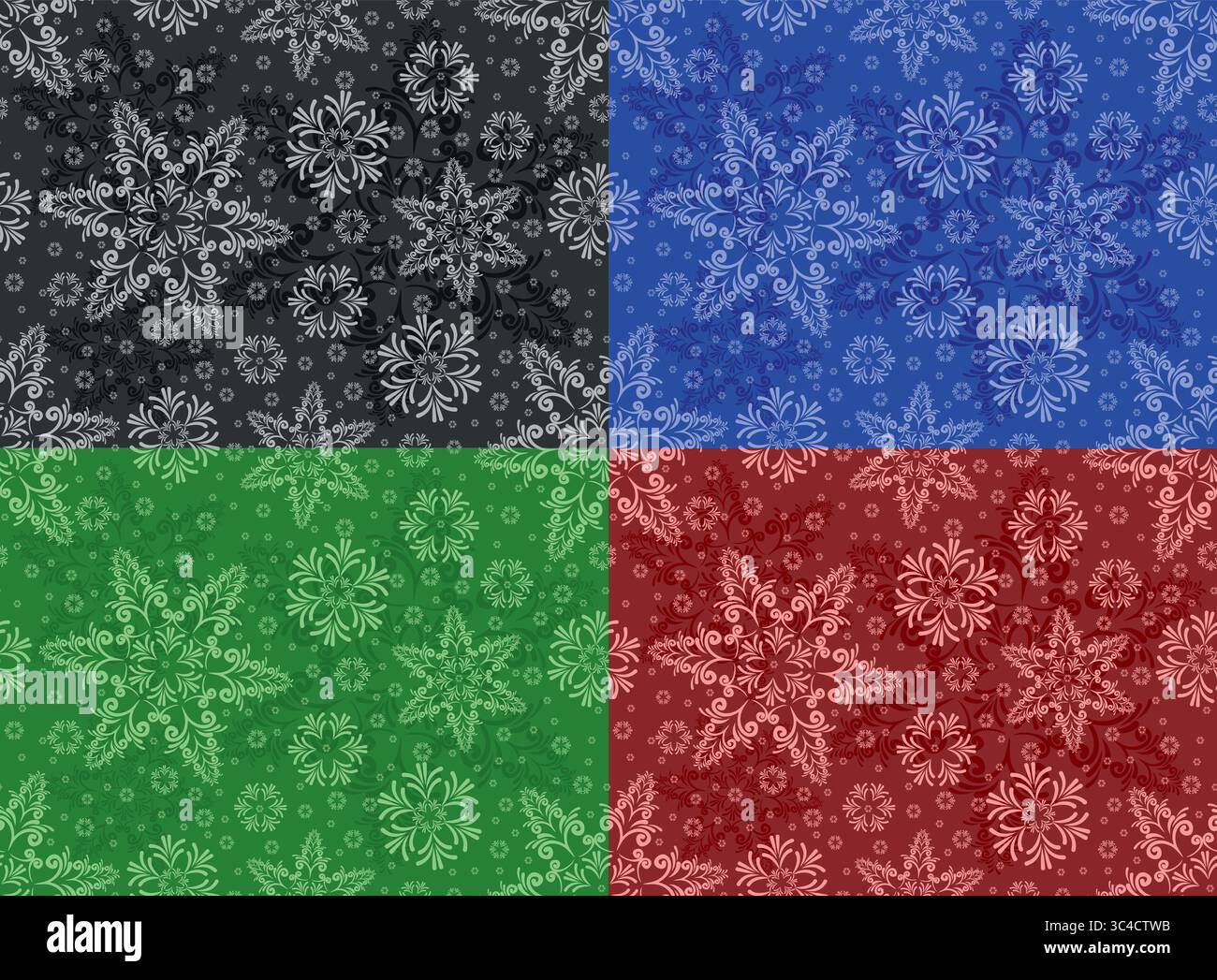 Seamless pattern blizzard snow Stock Vector Images - Alamy