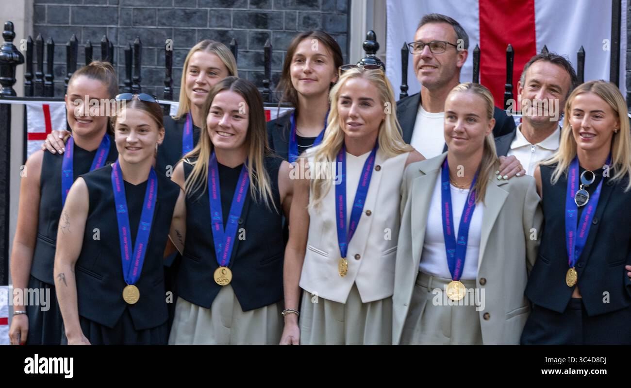 London, UK. 28th July, 2025. The England Woman's Football team, The ...