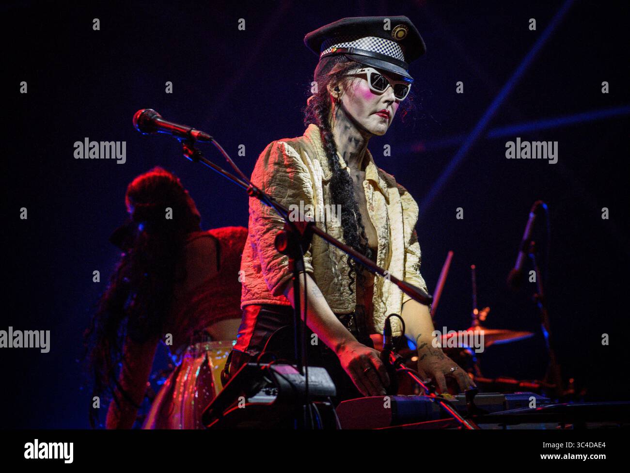 Bianca Casady of American musical group CocoRosie performs live in ...