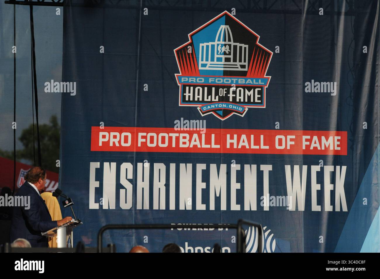 August 4th, 2018: Chris Bremin during the Enshrinement Ceremony at Tom ...
