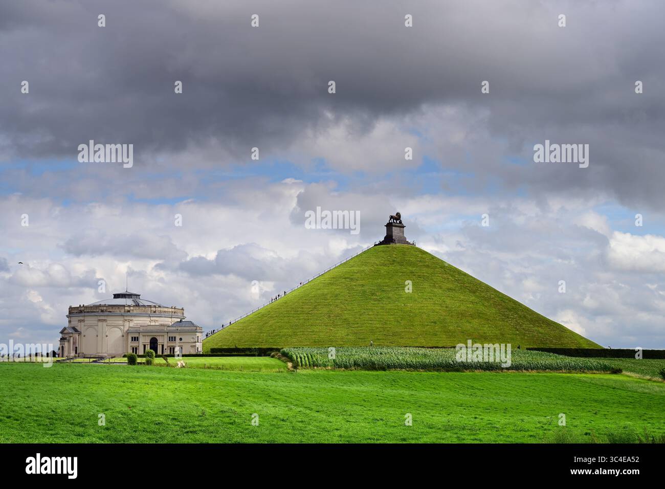 Panorama waterloo battlefield waterloo belgium hi-res stock photography ...