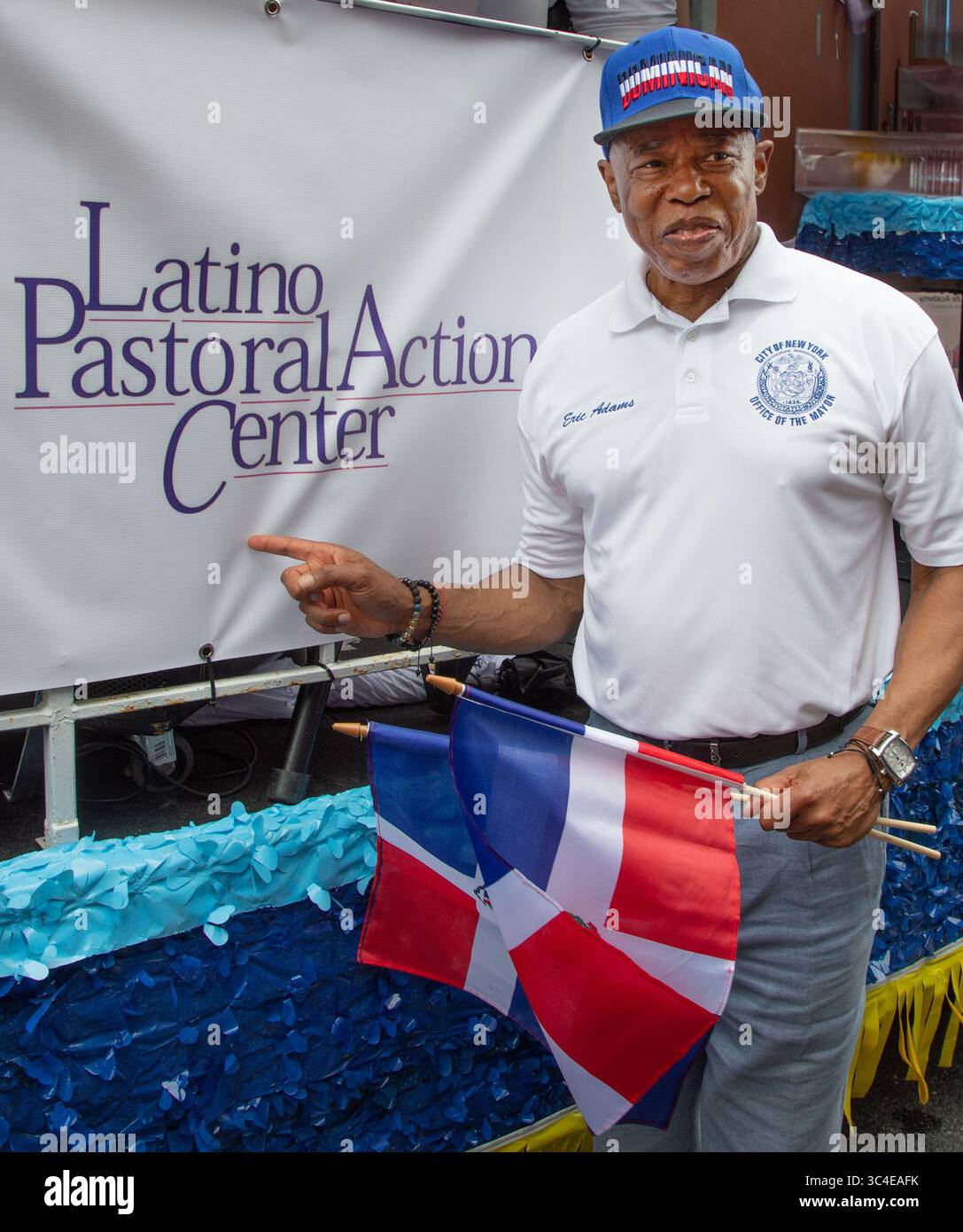 Bronx, Ny, USA. 27th July, 2025. NYC Mayor Eric Adams participates in ...