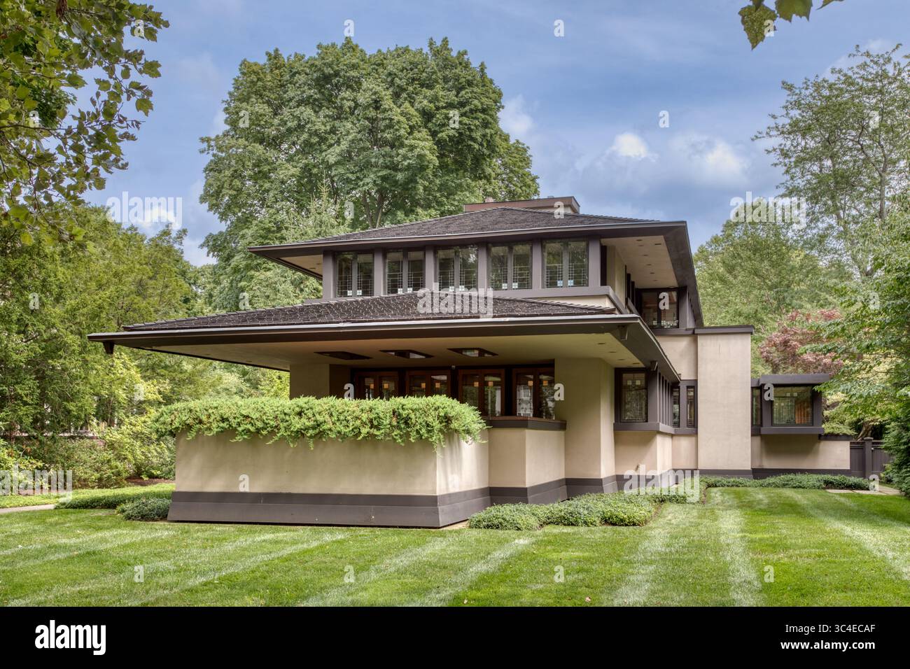 Edward E. Boynton House, designed by Frank Lloyd Wright, built 1908 ...