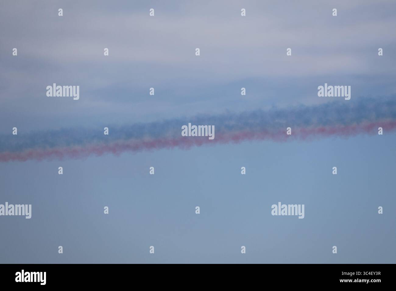 The Red Arrows flyover Aberdeen. The iconic Red Arrows aerobatic team ...