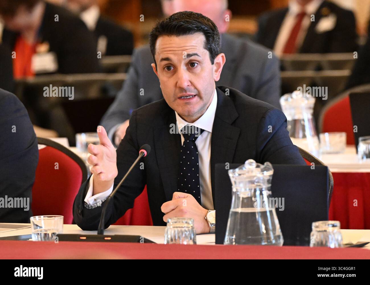 Queensland Premier David Crisafulli is seen during the Queensland ...