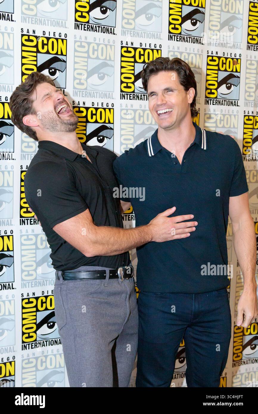 July 25, 2025, San Diego, California, U.S: Kevin Bigley and Robbie ...