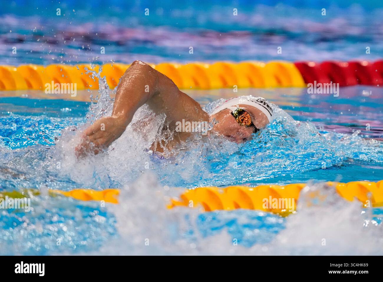 Barbora Seemanova of Czech Republic competes in the women's 200-meter ...
