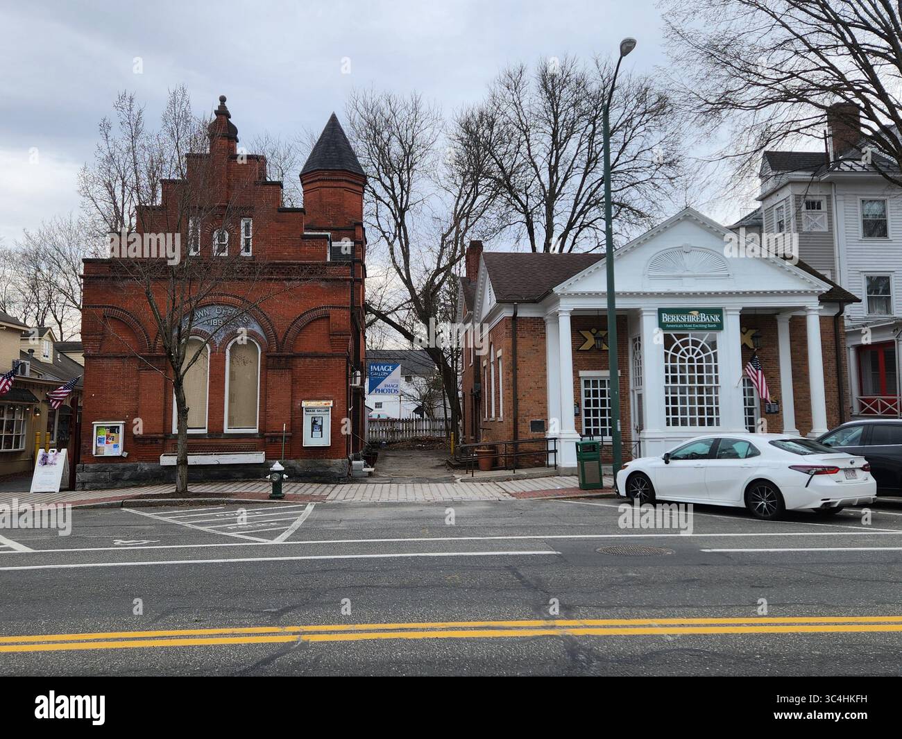 the actual buildings depicted in norman rockwells Home for Christmas ...