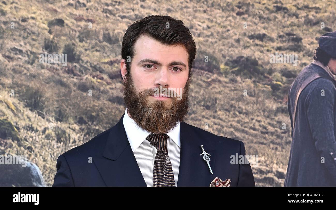 Sam Retford arriving at the “Outlander: Blood of My Blood” premiere ...