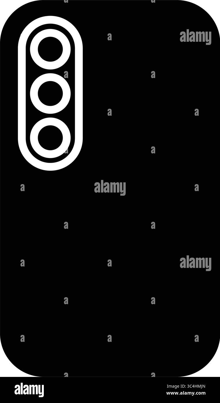 Minimalist black outline rounded Black and White Stock Photos & Images ...