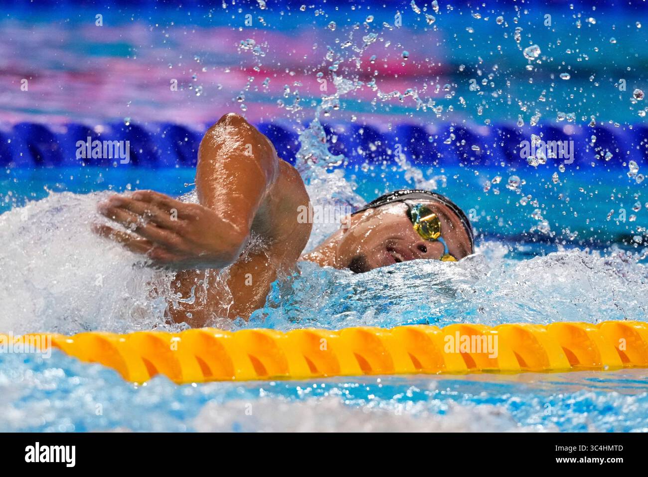 Ahmed Jaouadi of Tunisia competes in the men's 800-meter freestyle ...