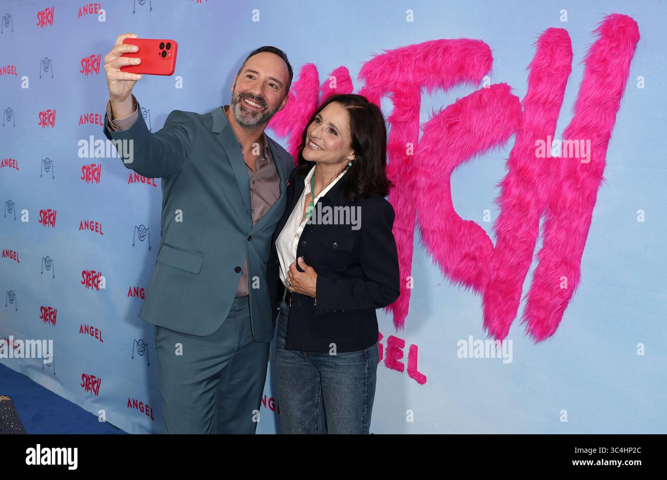 Tony Hale, Julia Louis Dreyfus arrives at The Premiere of Angel Studios ...
