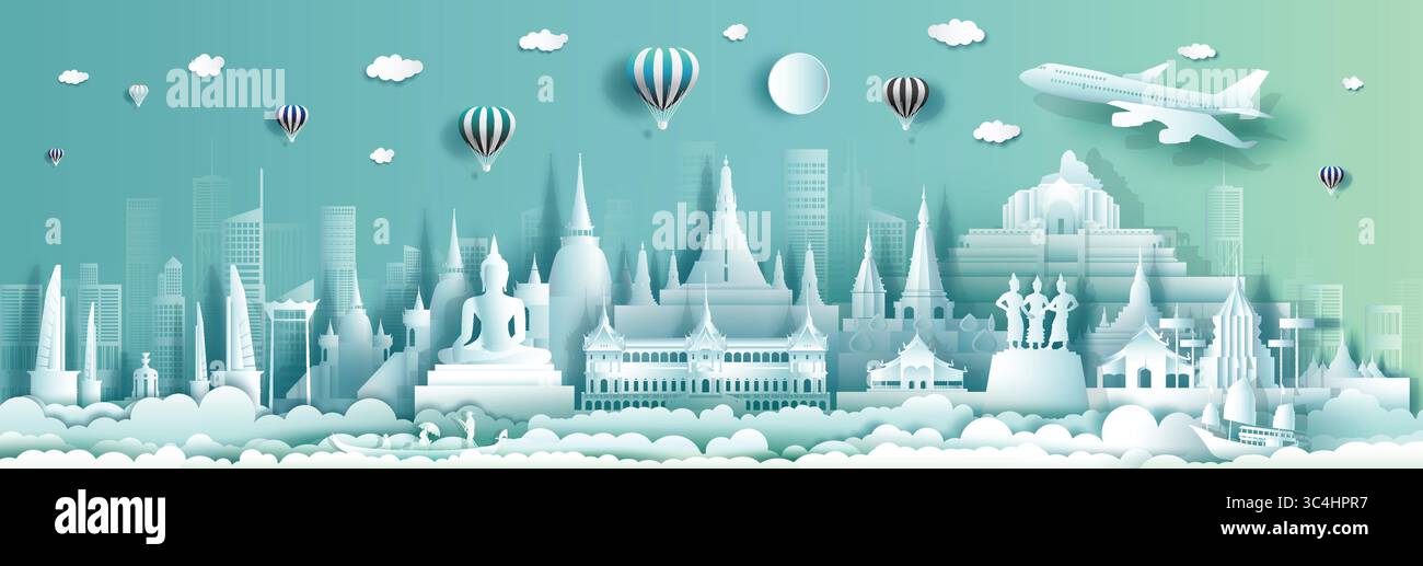 Travel Thailand top world famous palace and castle architecture. Tour ...