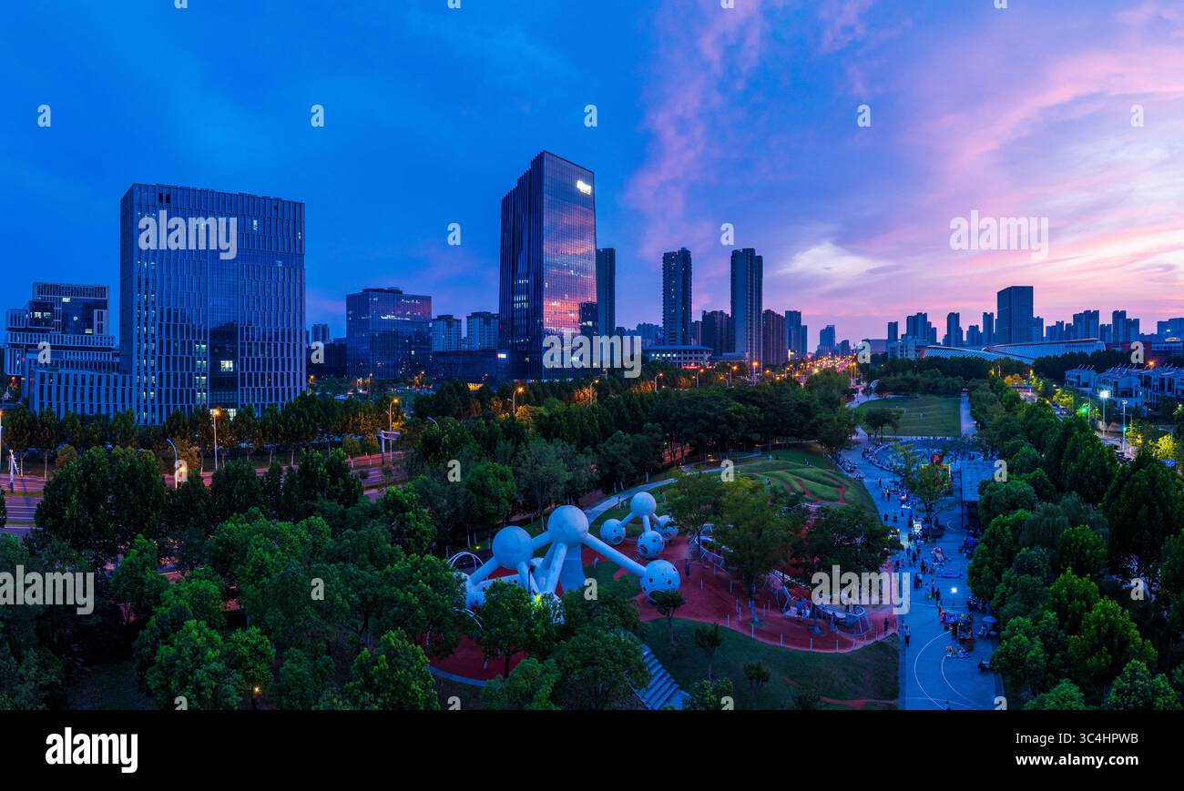 HEFEI, CHINA - JULY 15, 2025 - Aerial view of Xindongfang (also known ...