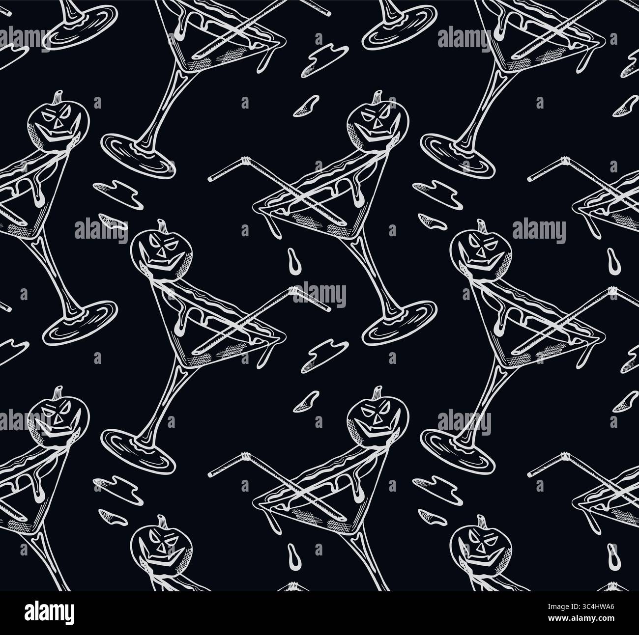 Festive halloween drink Stock Vector Images - Alamy