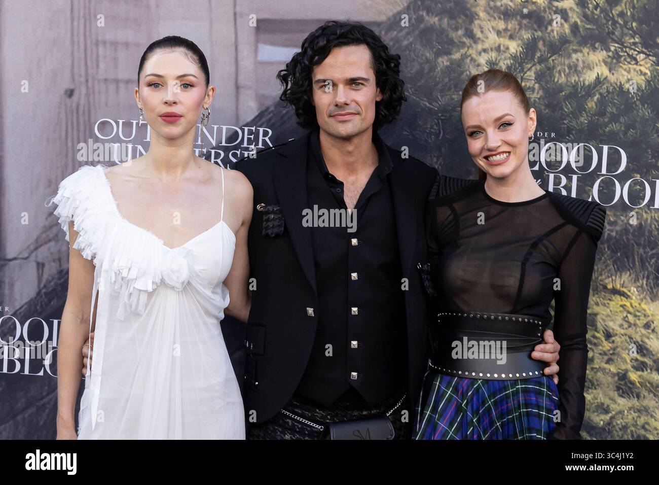 Los Angeles, USA. 28th July, 2025. Hermione Corfield, Jamie Roy and ...