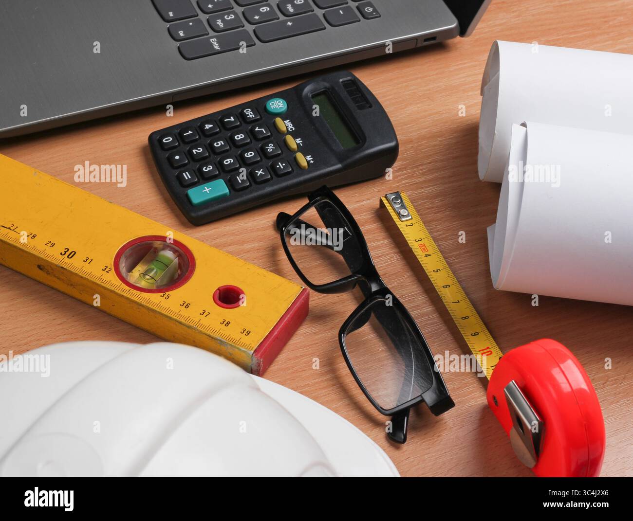 Roll drawings, architectural project plan, engineering tools and ...