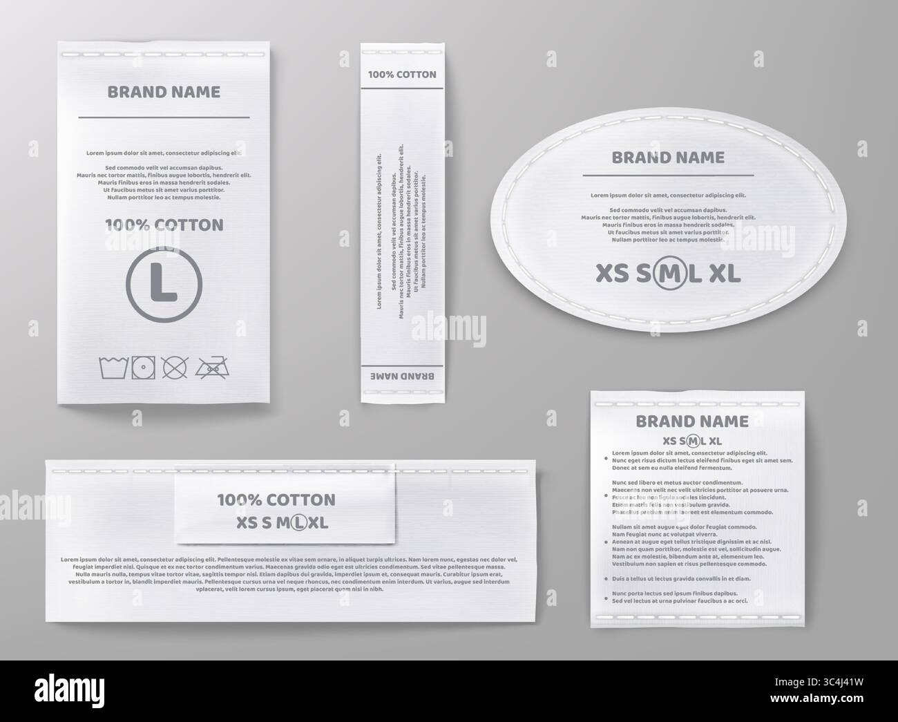 Apparel branding mockup Stock Vector Images - Alamy