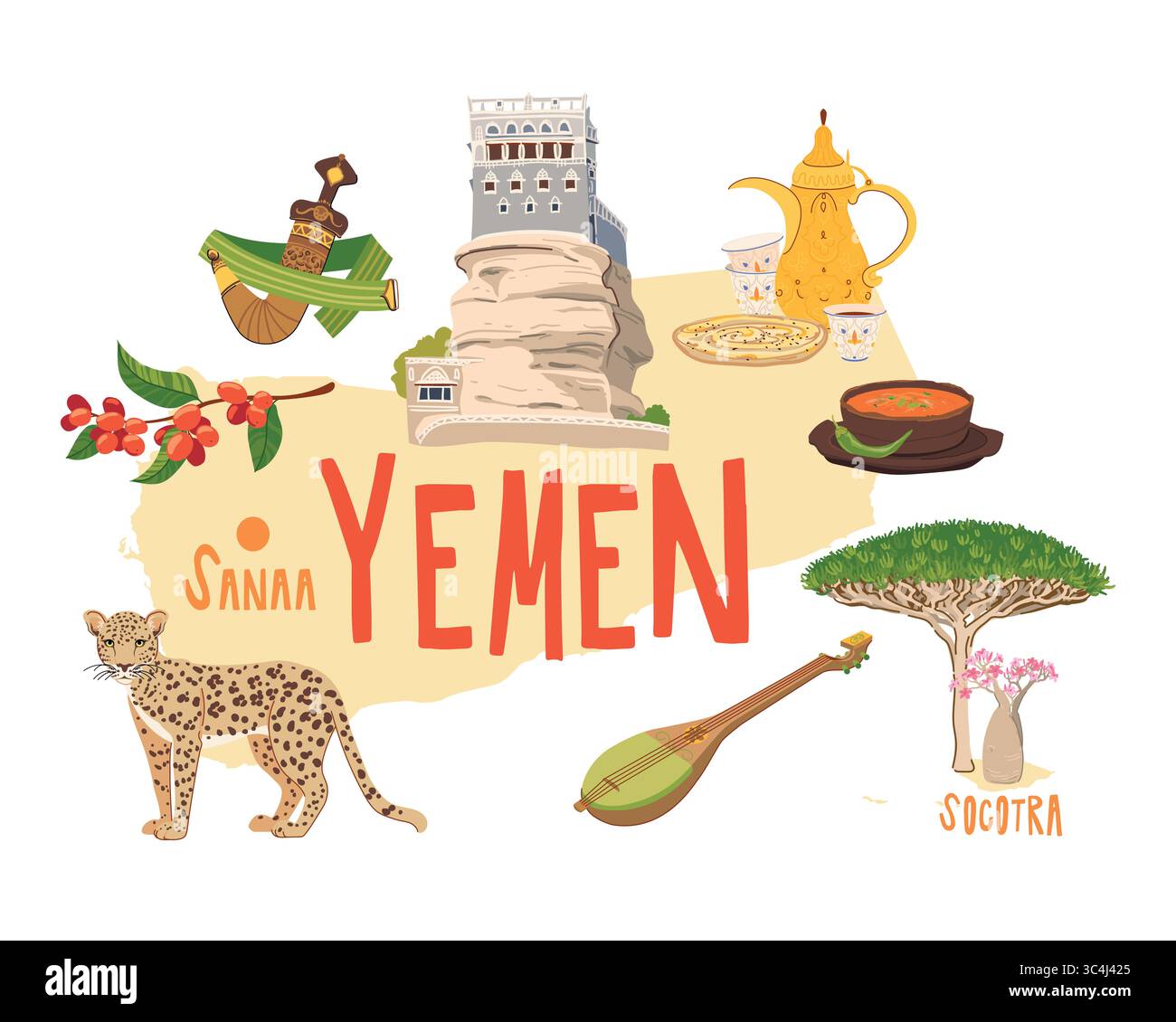 Dragon tree on stone Stock Vector Images - Alamy