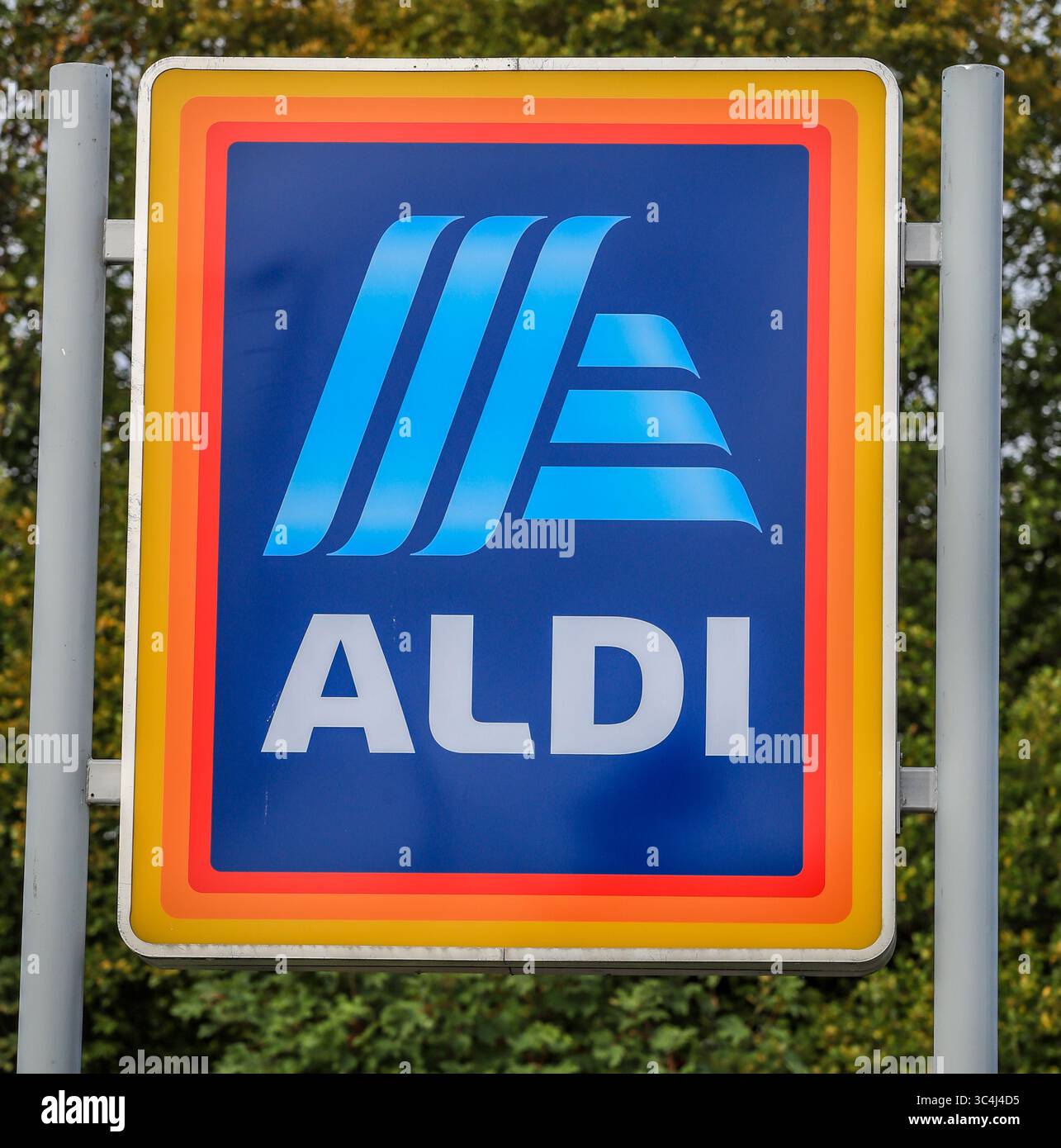 File photo of signage outside an Aldi store in Marsh Lane Bootle ...