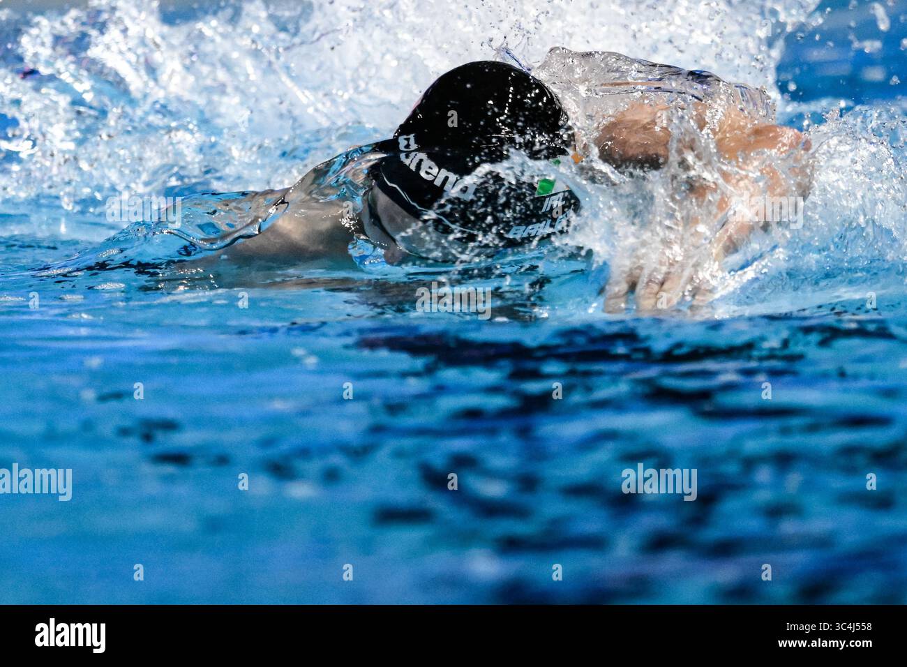 Evan Bailey of Ireland competes in the swimming 200m Freestyle Men Semi ...