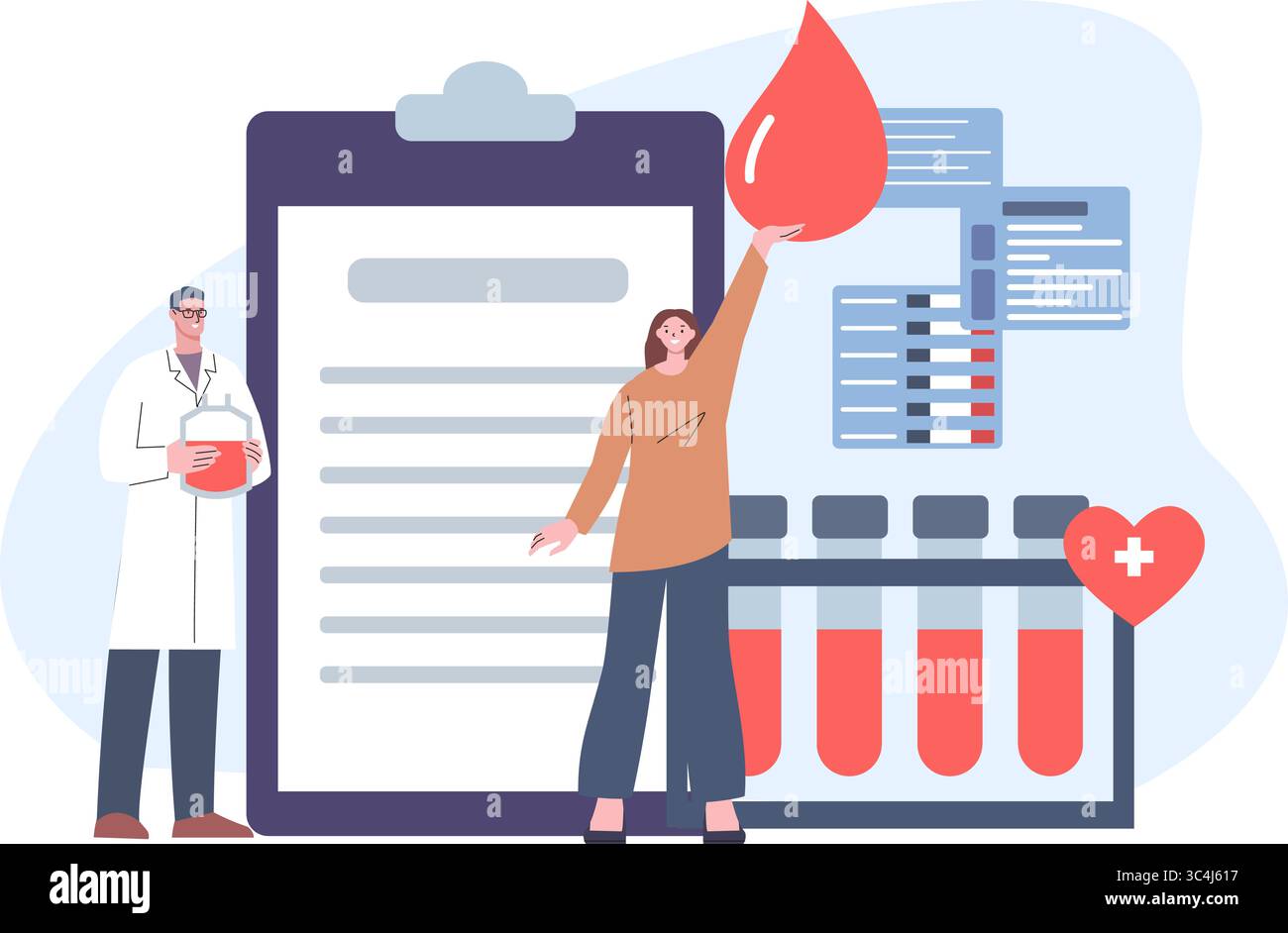 Blood check up. Check your blood for various diseases, diabetes ...