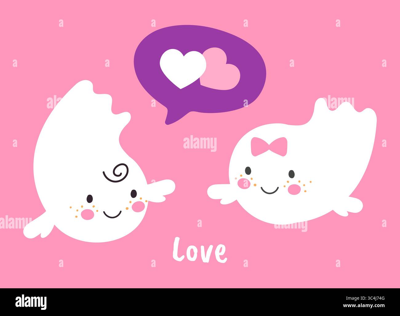 Friendly female ghost Stock Vector Images - Alamy