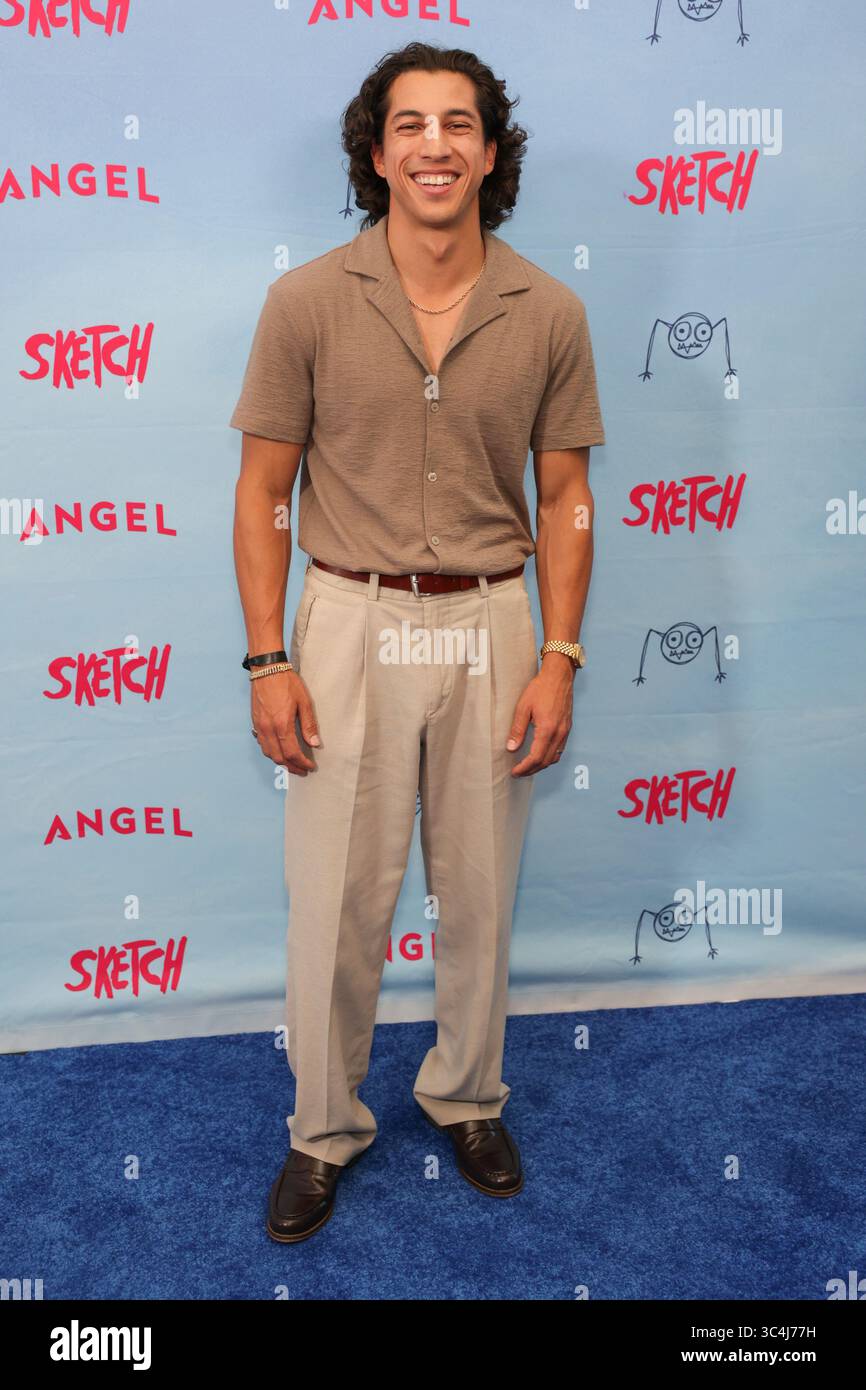 Benjamin Norris arrives at the premiere of "Sketch" on Monday, July 28 ...