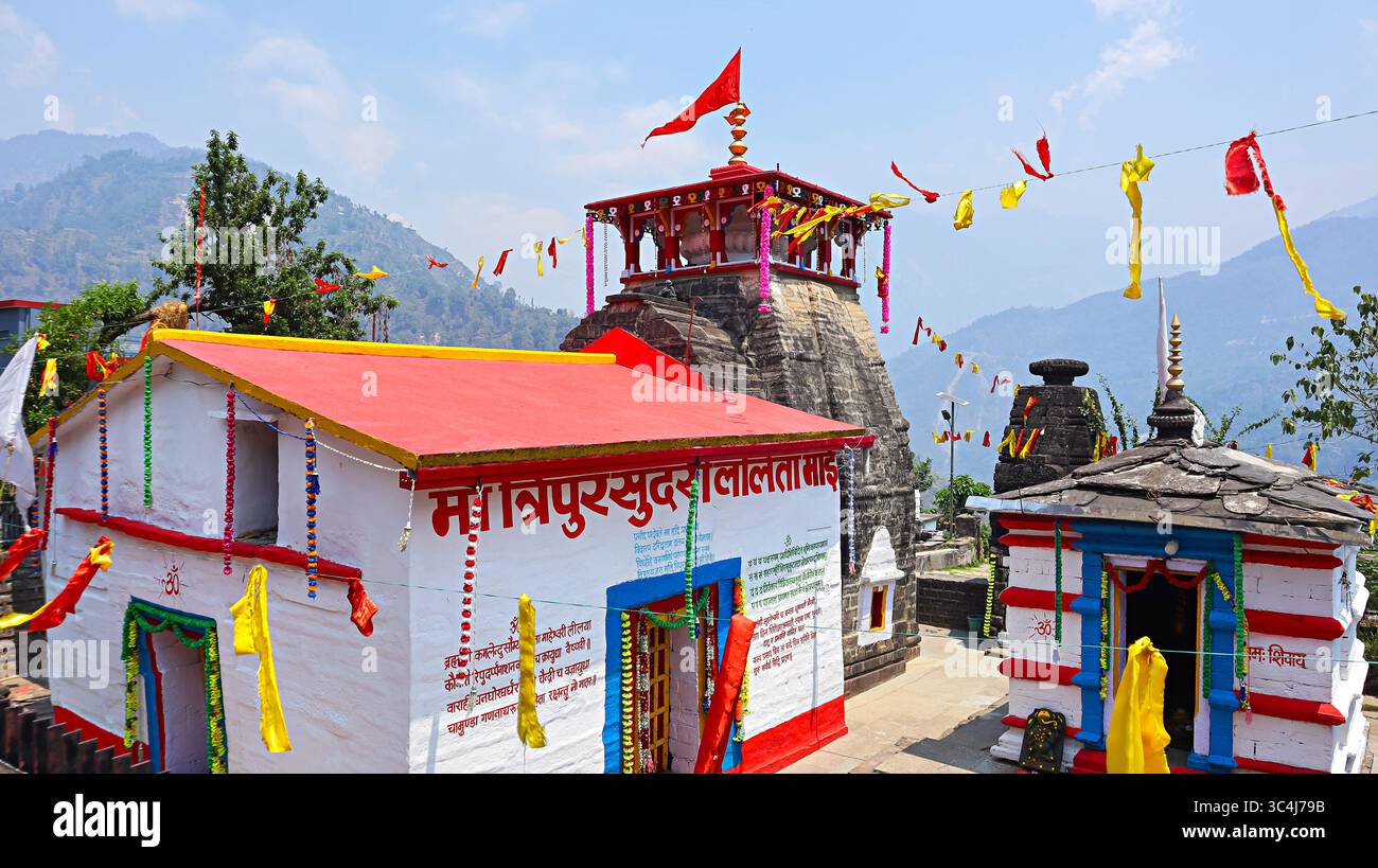 Ancient Shri Tripura Sundari Mata Temple exhibiting Katyuri style ...