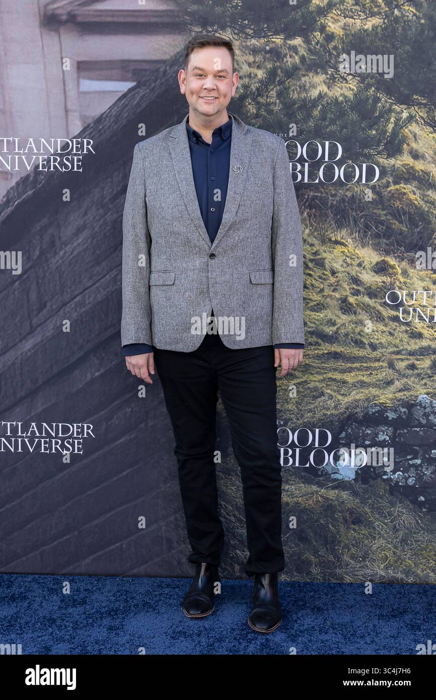 Jared Lipscomb attends the arrivals of STARZ’s Los Angeles Premiere of ...