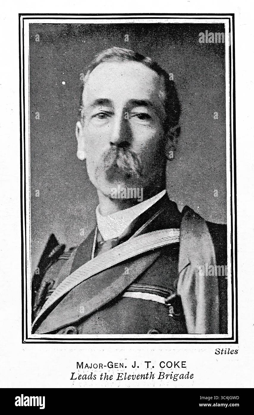 Major-General John Talbot Coke a British Army officer during the second ...