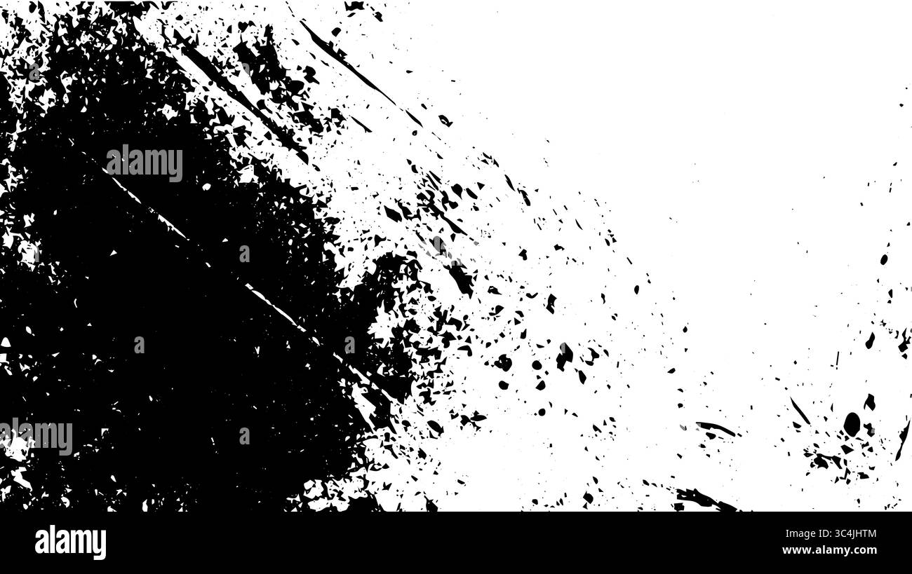 Grunge vector background with distressed texture stains and scratches ...